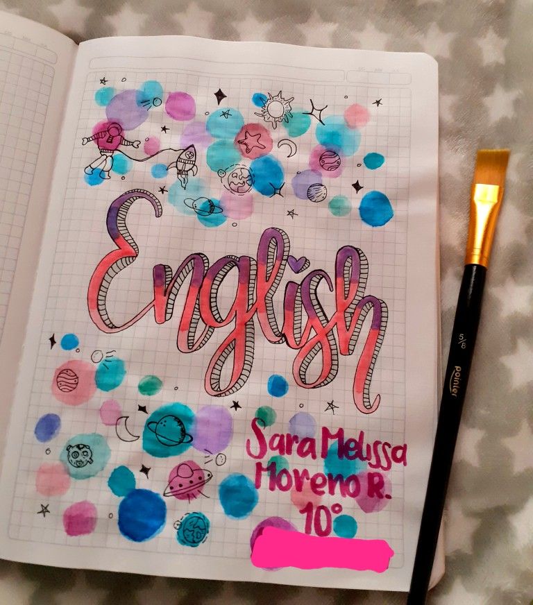10 ideas creativas para decorar las portadas de libretas de inglés ...