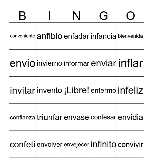 Descubre las mejores palabras con nv y nf para potenciar tu vocabulario ...