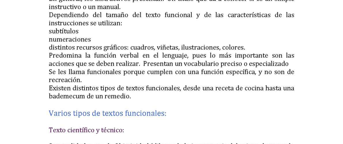 La importancia de los textos funcionales en el ámbito laboral y social ...