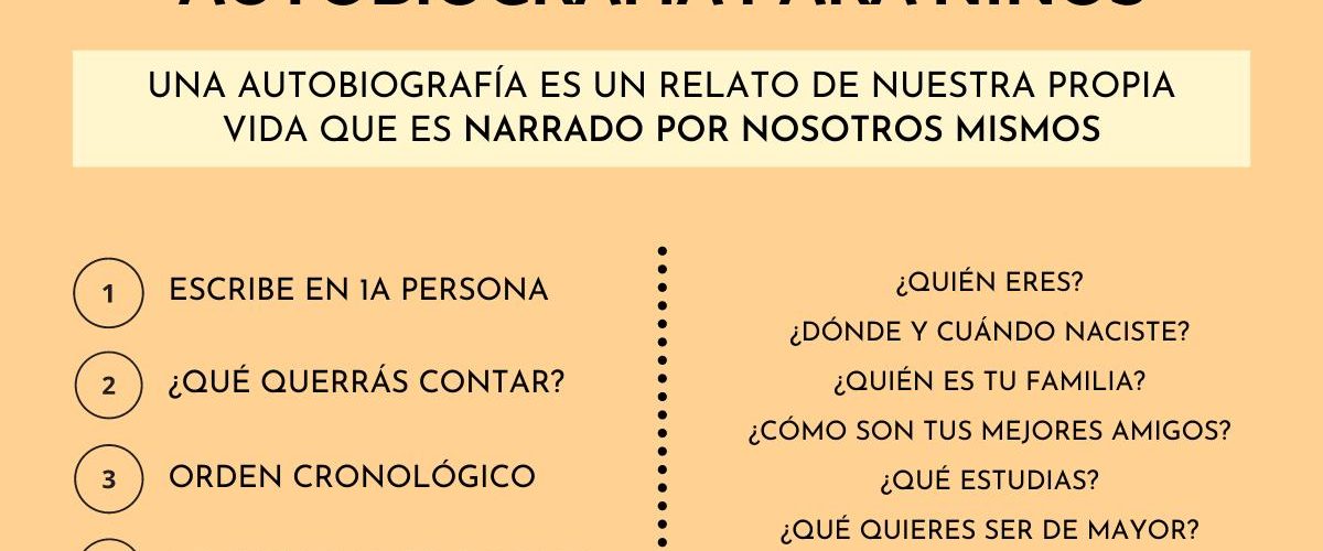 Las partes fundamentales para escribir una autobiografía impactante ...